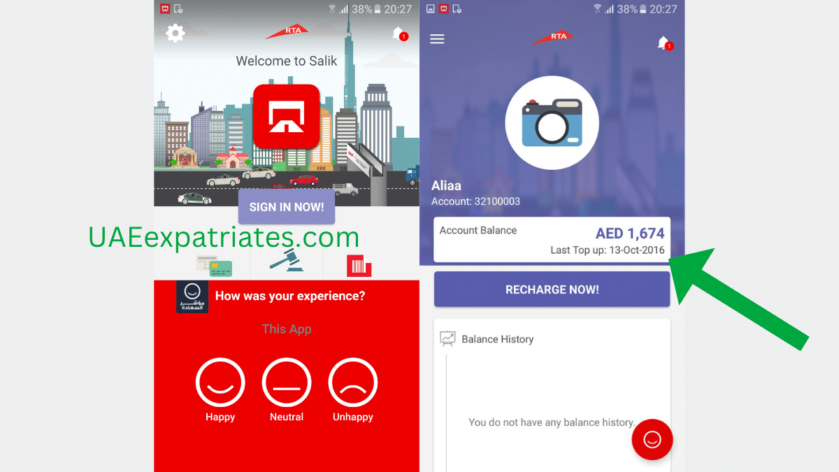 4 Quick Tips to Check Salik Balance - UAE Expats