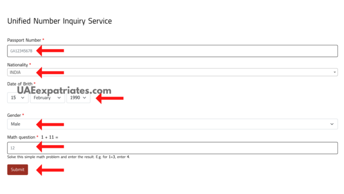 2 Easy Ways To Find Your Unified Number - UAE Expats