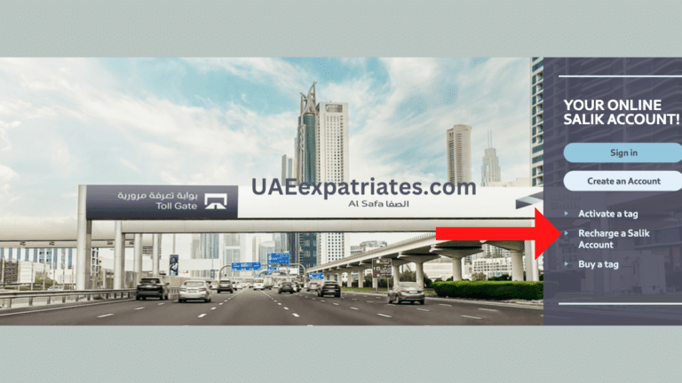 How to Recharge Your Salik Account: 5 Easy Methods - UAE Expats