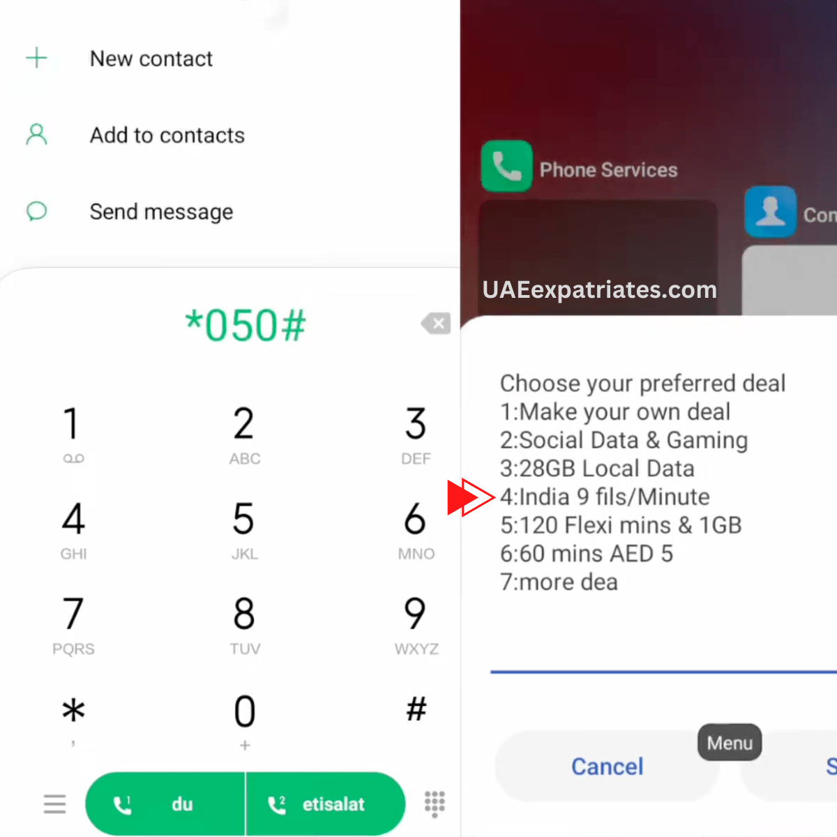 How to Check and Activate the 9 Fils Offer in Etisalat - UAE Expatriates