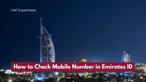 How to Check Mobile Number in Emirates ID - UAE Expats